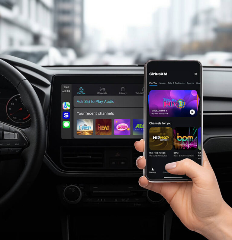 Setting up your smartphone | SiriusXM Canada